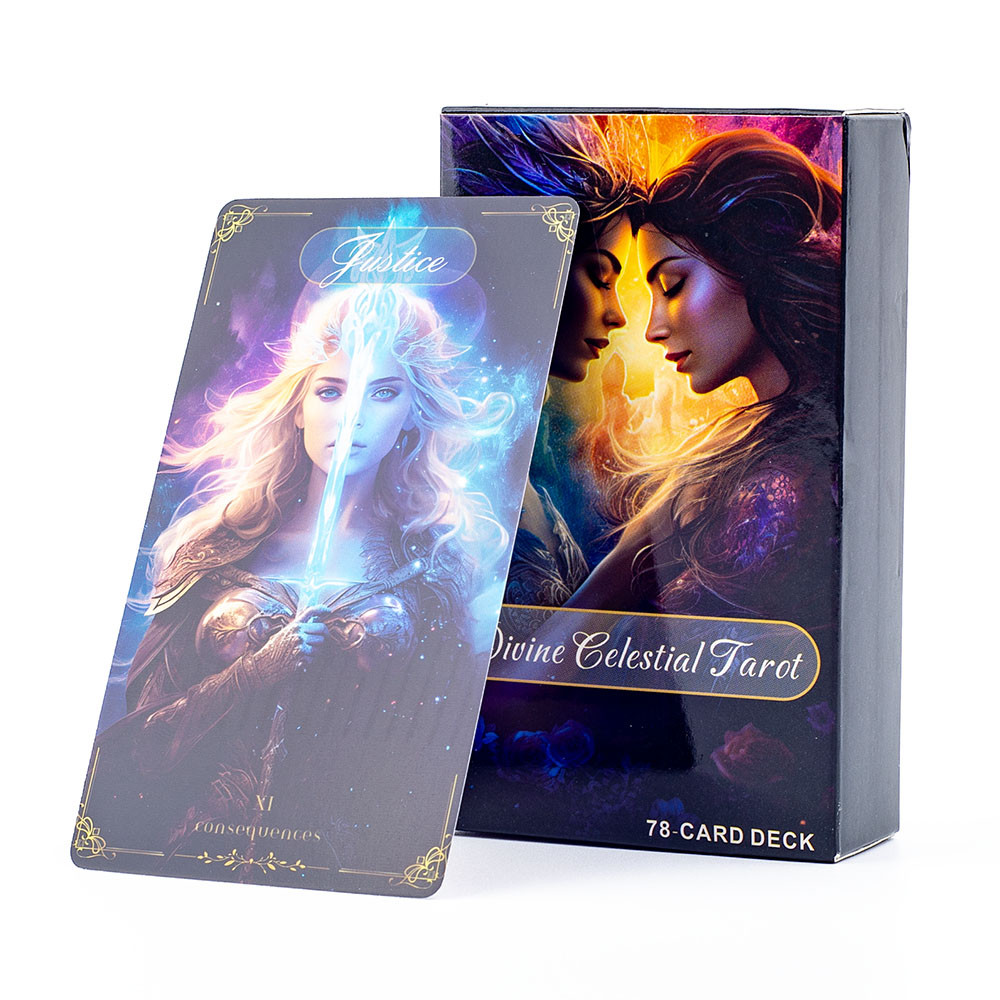 Jual Divine Celestial Tarot English Visions Divination Board Game with ...