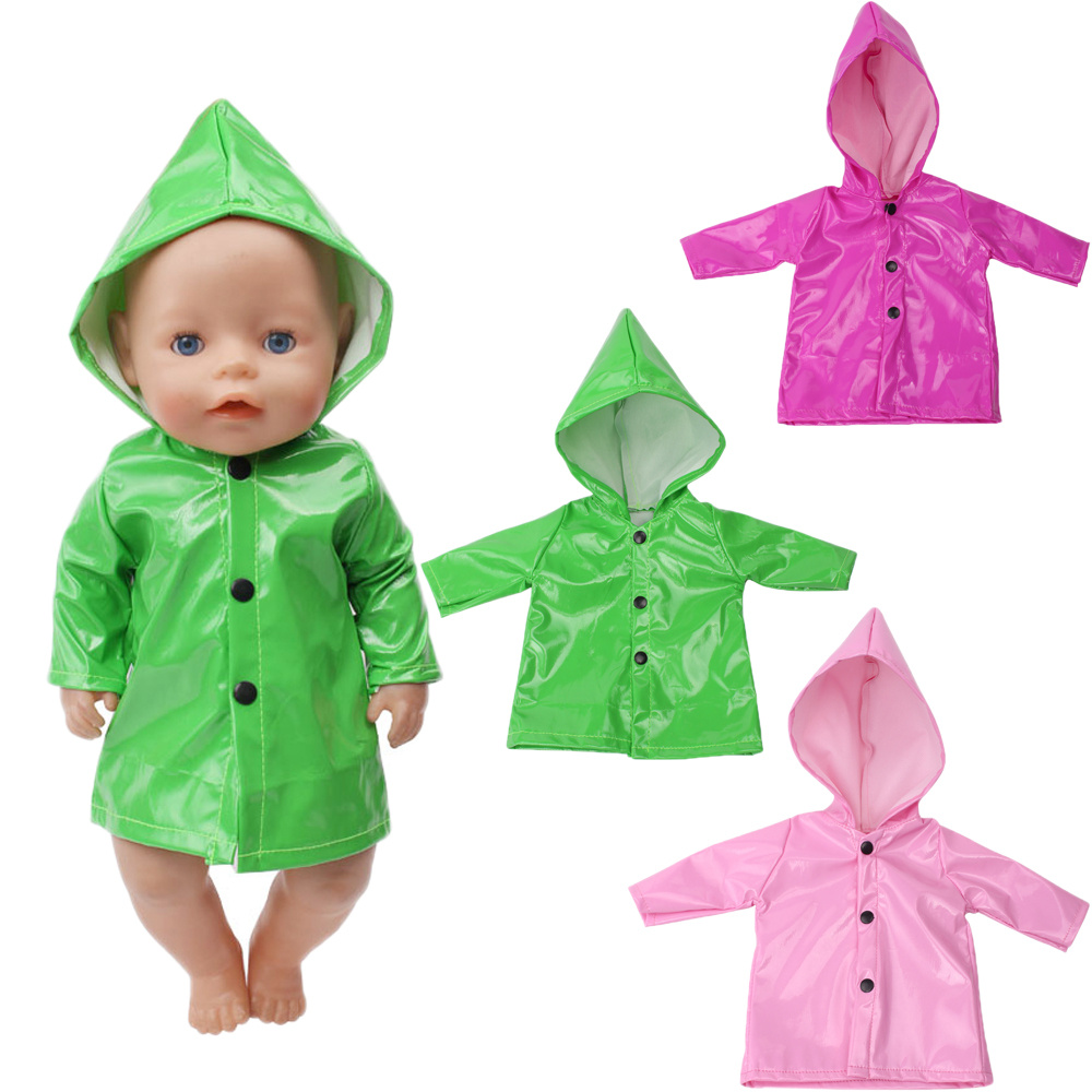 Jual 43 cm Baby Doll Waterproof Raincoat Ours & Generation American 18 ...