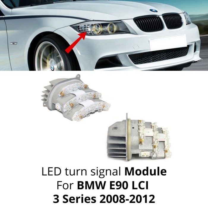 Jual DRL LED For BMW E90 LCI Turn Signal Module Lampu Sein 320i 320d | Shopee Indonesia