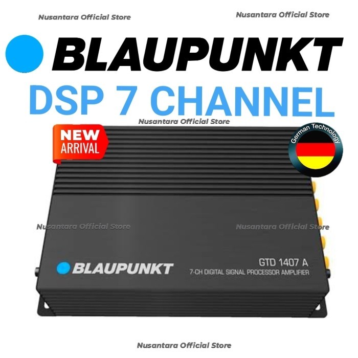 Jual BLAUPUNKT GTD 1407 A DSP 7 Channel dengan POWER AMPLIFIER 4 Channel Class AB GTD1407A ...