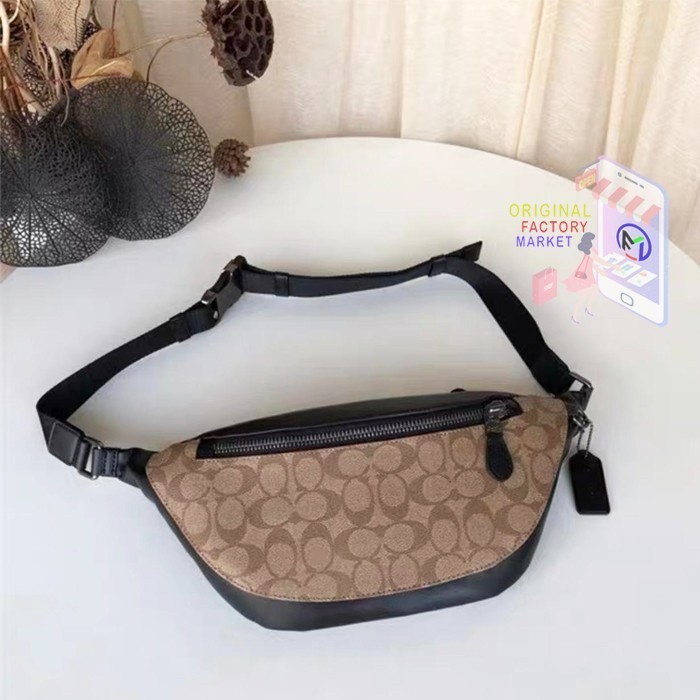 Jual TAS COC RIVINGTON Warren Belt Bag SIGNATURE CANVAS Khaki 78777 ...