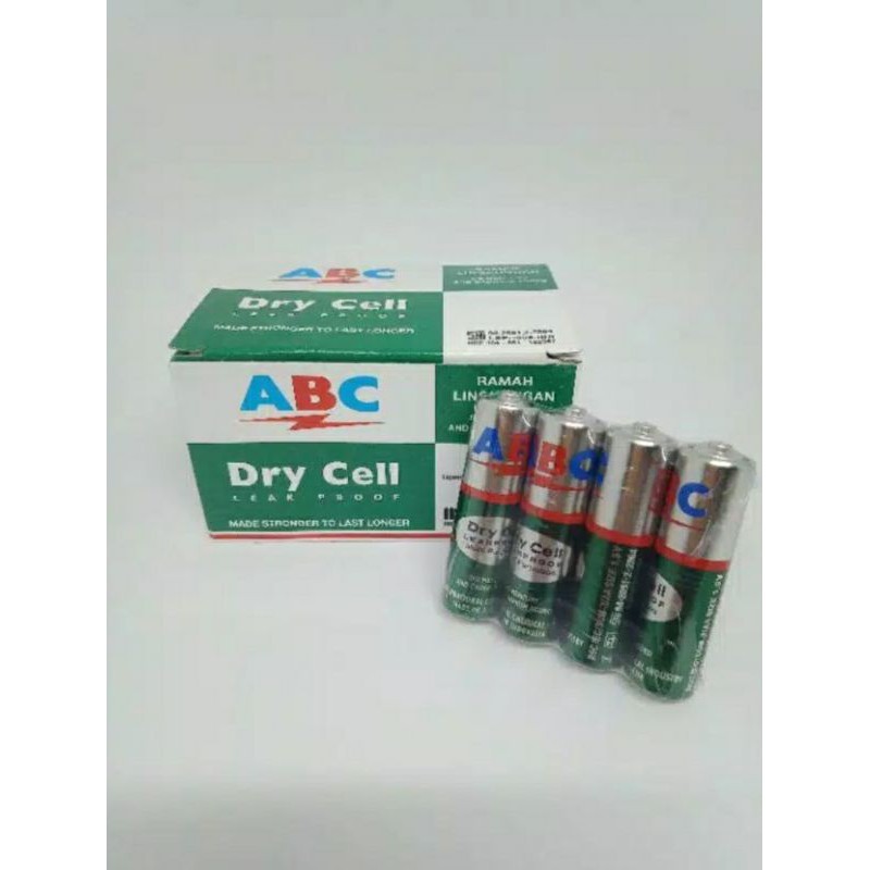 Jual [GG] Batu Batre ABC hijau AA isi 1 pcs/4 pcs / baterai / battery ...