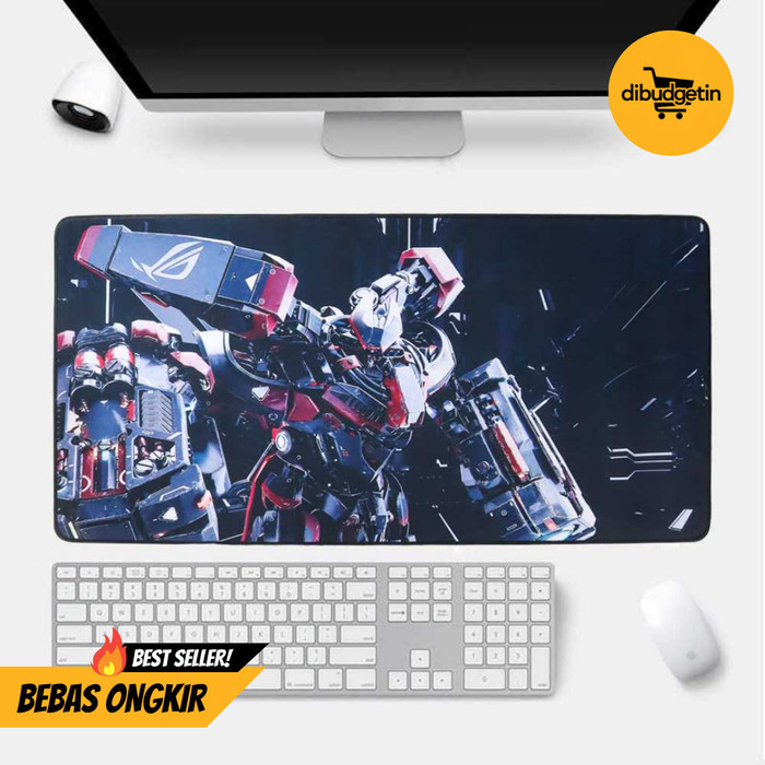 Jual Gaming Mouse Pad XL Extended Desk Mat 80x40cm motif ASUS ROG ...
