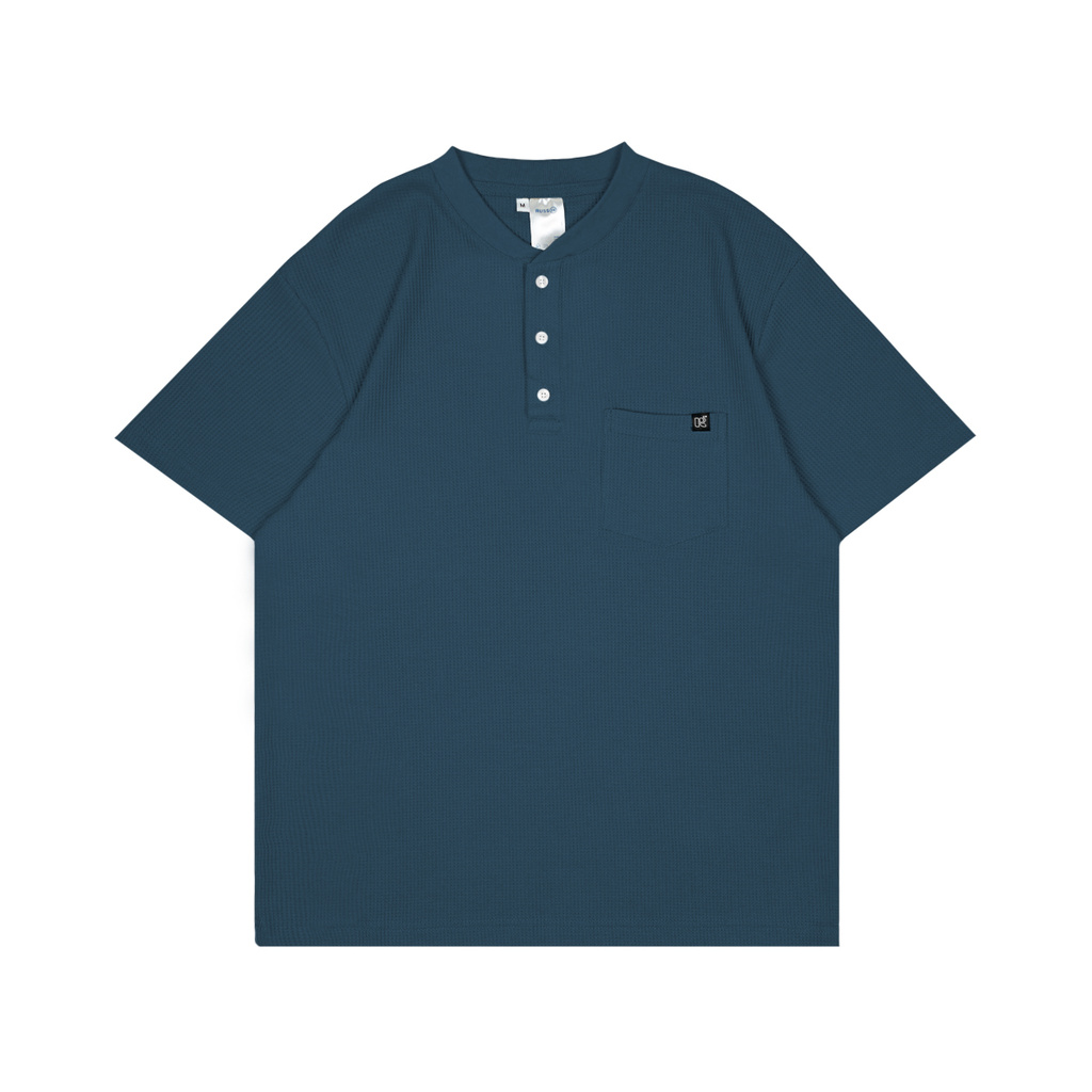 Jual Russ Tshirt Short Sleeve Oversize Fancee Navy Blue | Shopee Indonesia