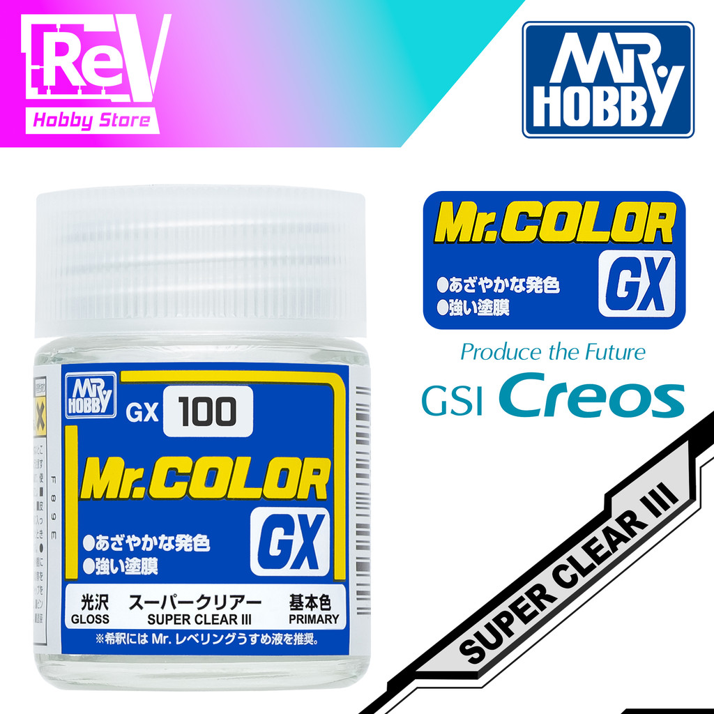 Jual MR COLOR CLEAR SUPER III GX 100 CAT GUNDAM MODEL KIT MG HG PG ...