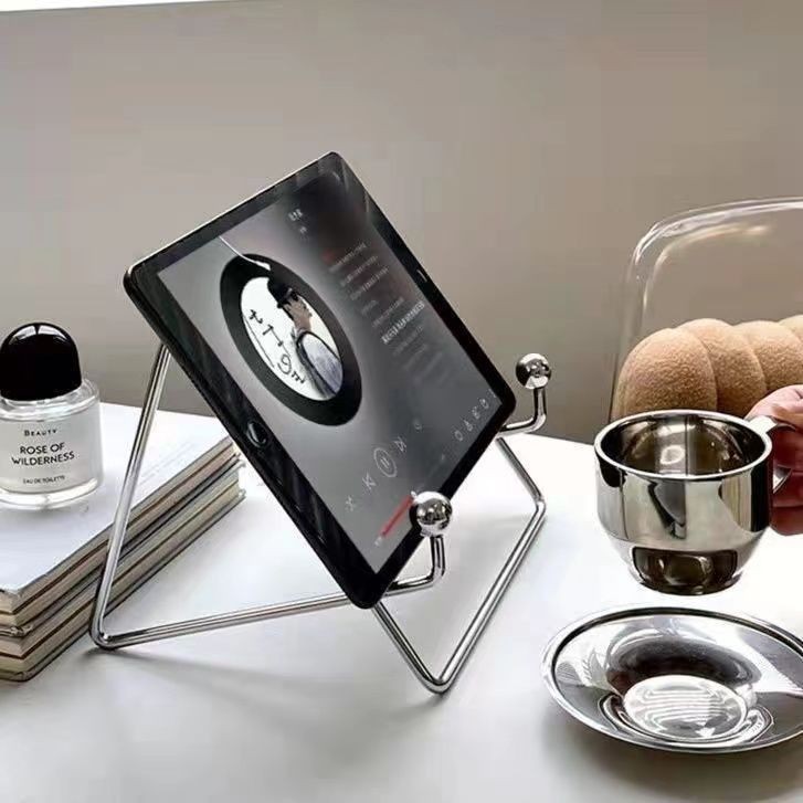 Jual Aesthetic Pad Book Stand Stainless Steel Ipad Macbook Laptop ...