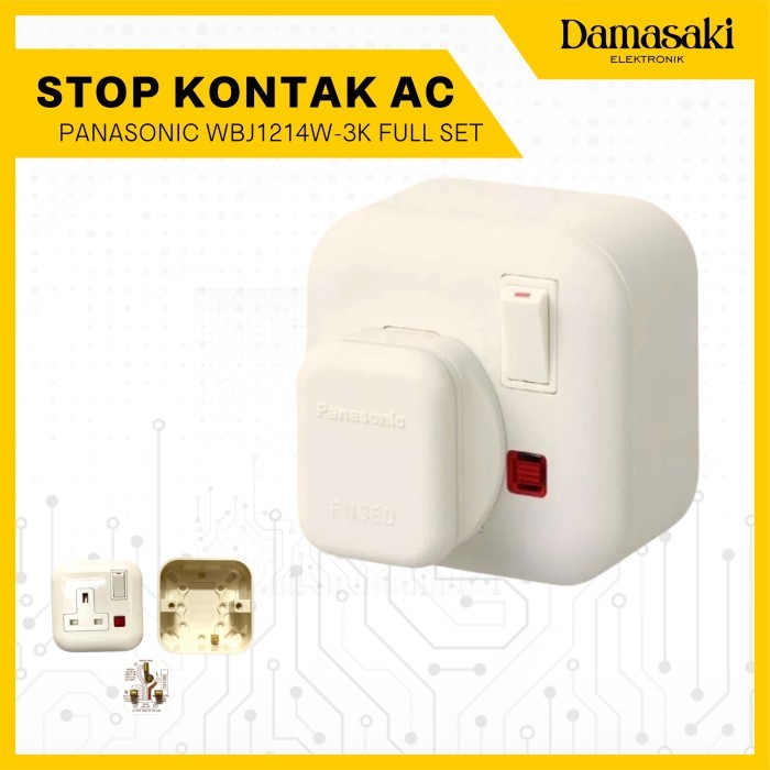 Jual STOP KONTAK AC OUTBOW PANASONIC STECKER FUSE STEKER SAKLAR COLOKAN ...