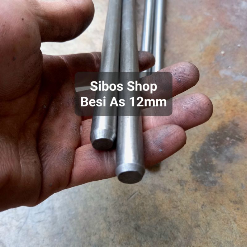Jual Round Bar | Besi As Diameter 12mm panjang 40 cm (1pcs) | Shopee ...
