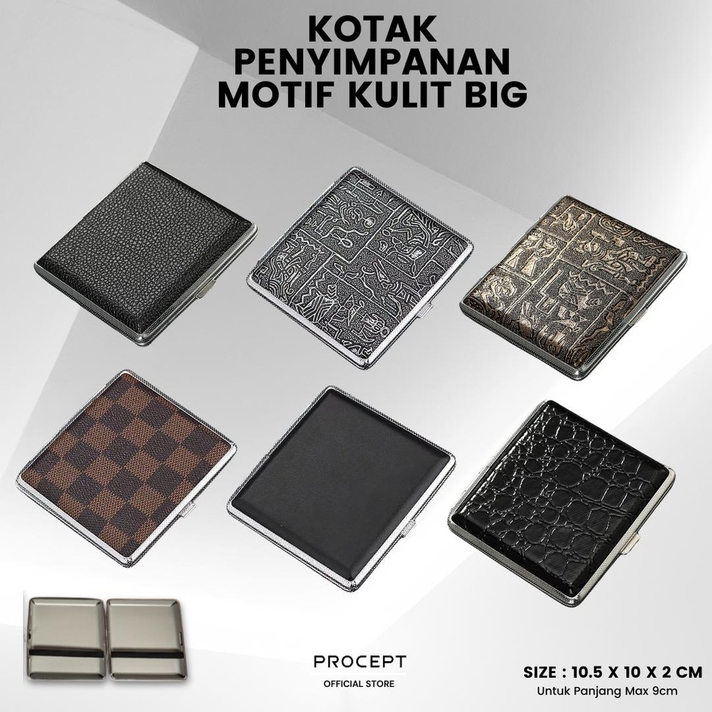 Jual ProCept Kotak Penyimpanan Rokok Tempat Rokok Tembako Tingwe ...