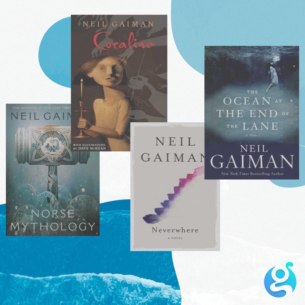 Jual (English) Neil Gaiman Books Collection (Norse Mythology, The Ocean ...