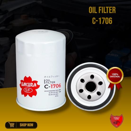 Jual OIL FILTER FOR MAZDA TITAN DIESEL ENGINE SL / T 4000 C-1706 ...