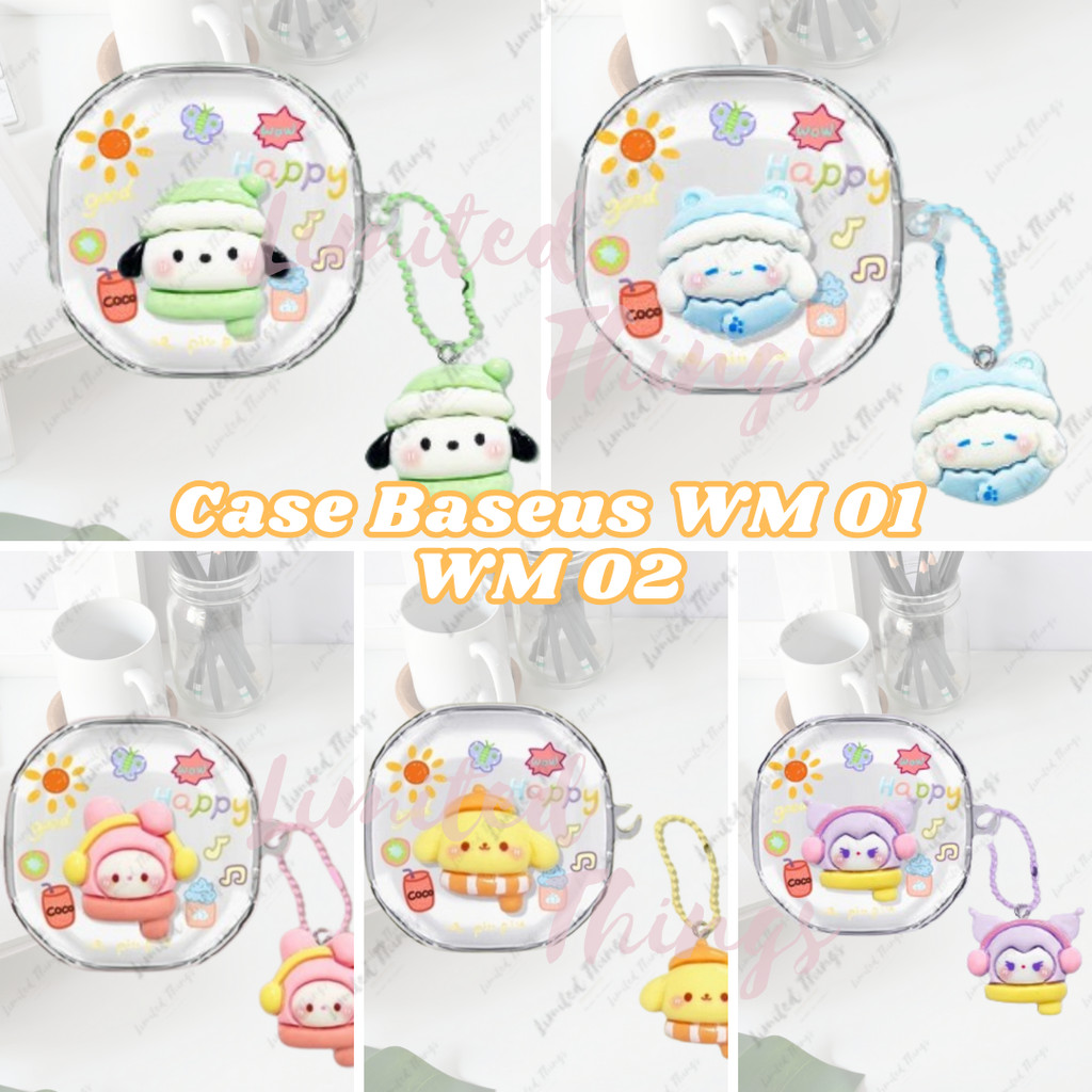 Jual SOFT CASE Baseus WM01 WM02 WM 01 WM 02 Case Character Bluetooth ...