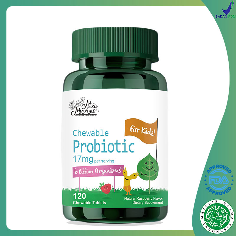 Jual Chewable Probiotics Tablet Bantu Cerna Sehat, Atasi Kembung ...