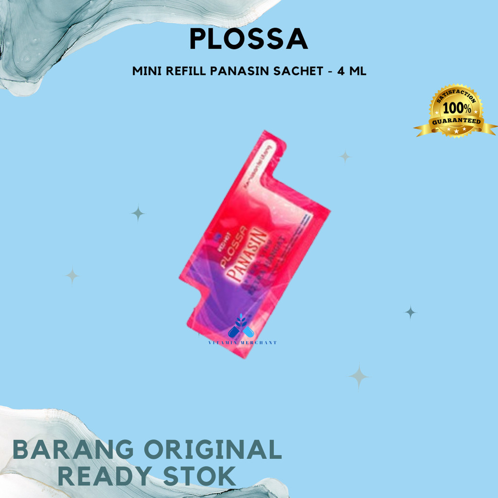 Jual Plossa Mini Refill Panasin Sachet Minyak Angin Aromaterapi (4 ml ...