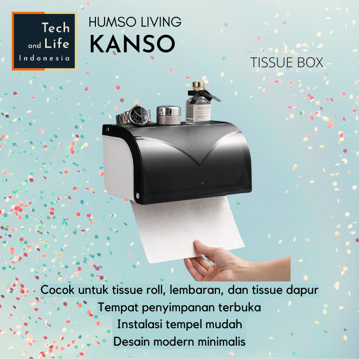 Jual Kotak Tempat Tisu Toilet Dapur HUMSO KANSO Tissue Box Estetik ...
