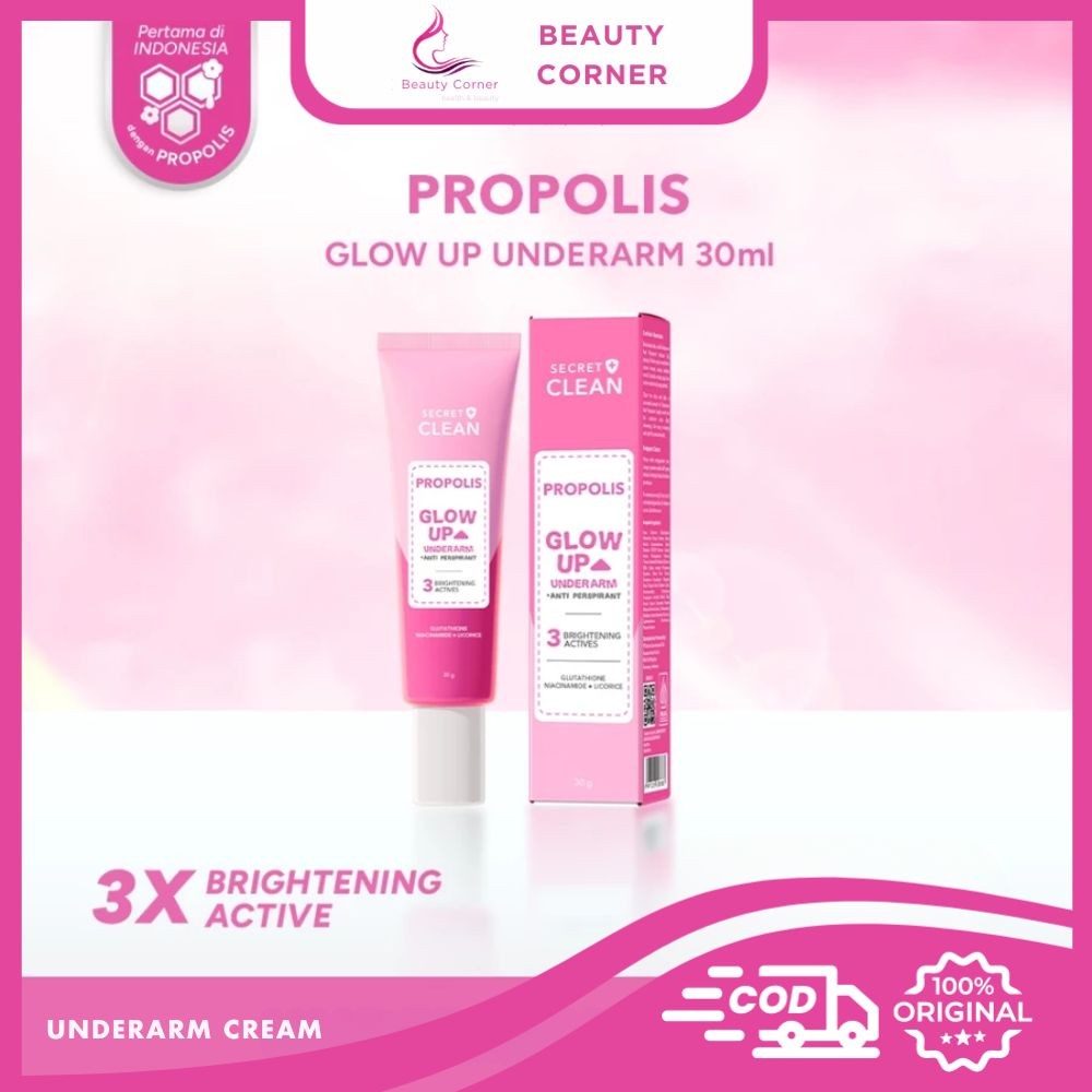 Jual Secret Clean Propolis Glow Up Underarm Cream - 30g | Shopee Indonesia