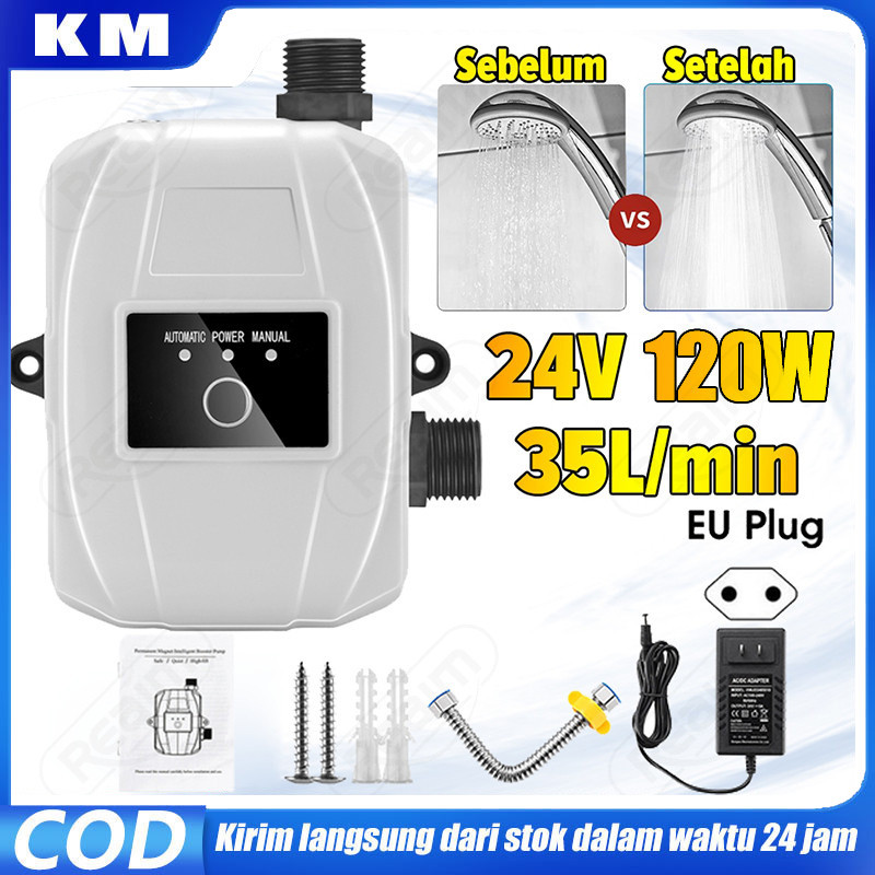 Jual 120/150W Booster Pompa Pendorong Air Otomatis Mesin Shower Water Heater Otomatis Automatis ...