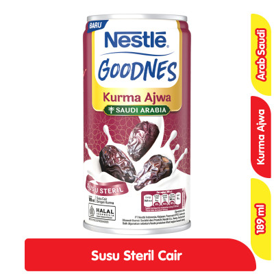Jual Nestle Goodnes Kurma Ajwa Arab Saudi / Habbatussauda Susu Steril ...
