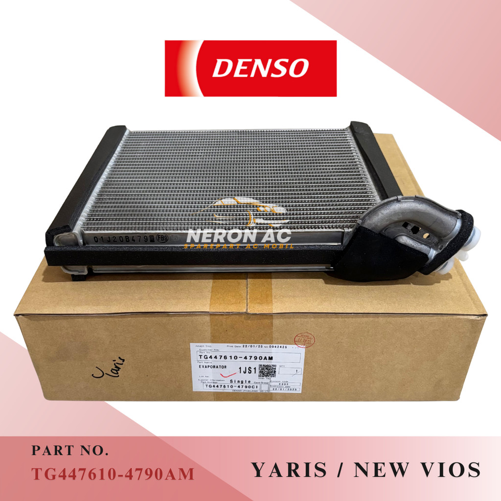 Jual COOLING COIL EVAPORATOR AC MOBIL TOYOTA YARIS NEW VIOS GEN 2 DENSO ...