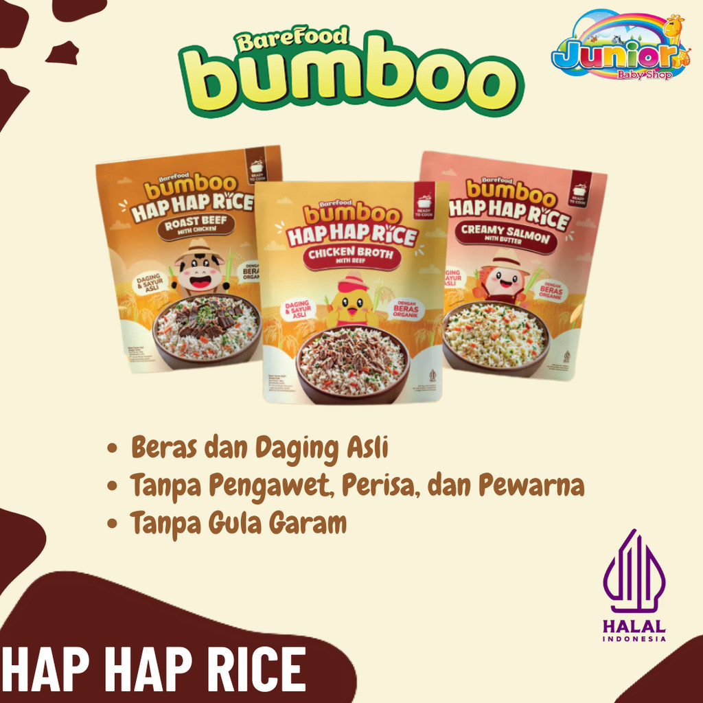 Jual Bumboo Hap Hap Rice - Beras MPASI Bayi | Shopee Indonesia