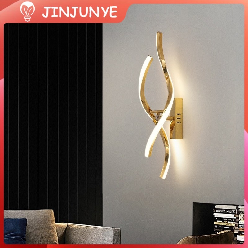 Jual Lampu Dinding Minimalis Modern Lampu Kristal LED 3 Warna Mewah ...