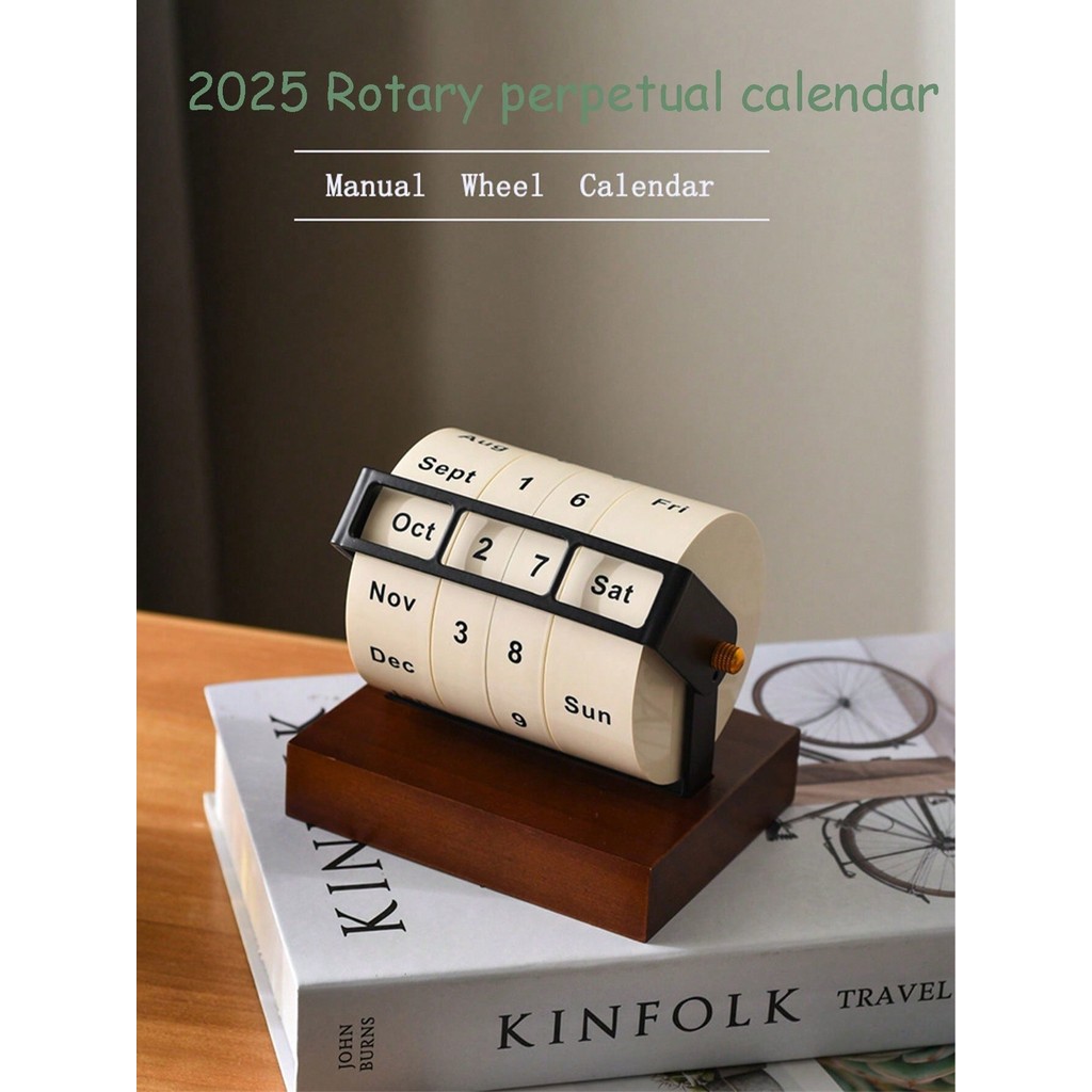 Jual Rotating Wheel Calendar Large Rotating Table Calendar Desktop ...