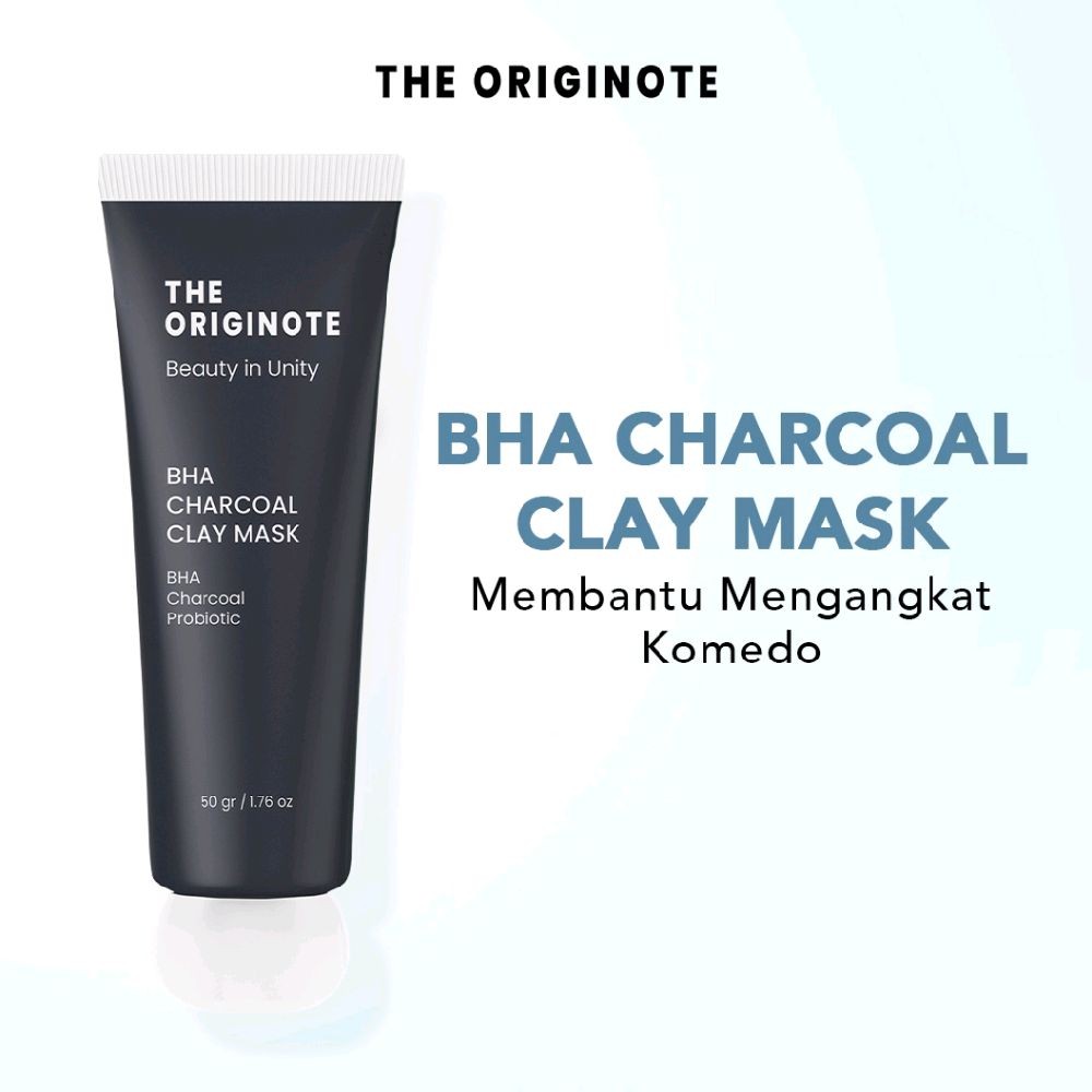 Jual The Originote BHA Charcoal Clay Mask 50gr Membantu Mengangkat ...