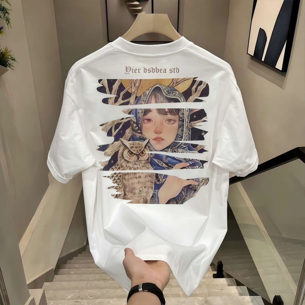 Jual 【COD】Kaos Distro Anime Oversize Pria Wanita | Kaos Putih ...