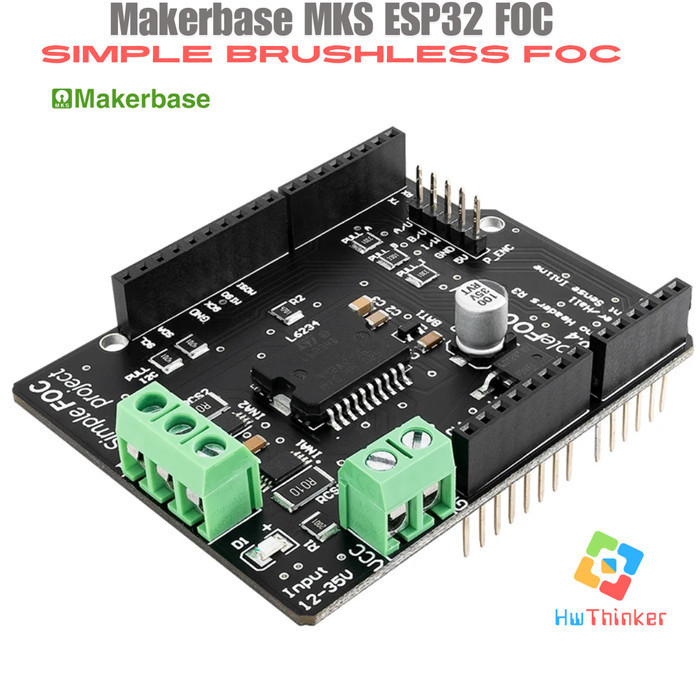 Jual DS99 Makerbase SimpleFOC Shield V2.0.4 FOC BLDC Motor Controller Board Arduino Servo ...