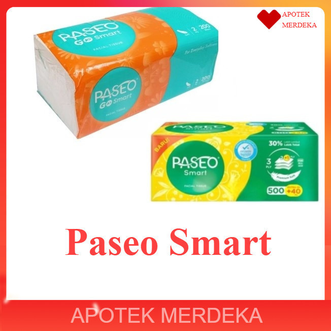Jual PASEO | Go Smart Facial Tissue Pcs | Soft | Jolly | Nice Pcs ...