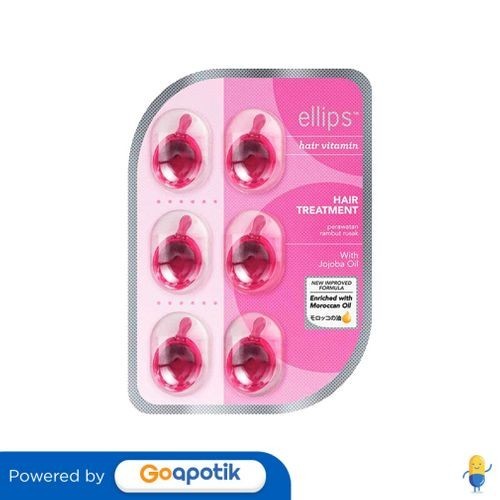 Jual Ellips Hair Vitamin Hair Treatment Blister 6 Kapsul | Shopee Indonesia