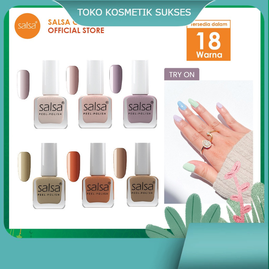 Jual ORIGINAL Salsa Kutek Peel Polish Isi 3 pcs - Kutek Halal Kelupas ...
