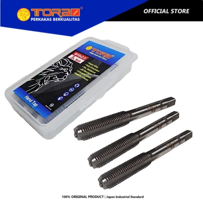 Jual TORA Hand Tap Set 3 Pcs M18 x 2,5 - Tap Ulir Drat Baut | Shopee Indonesia