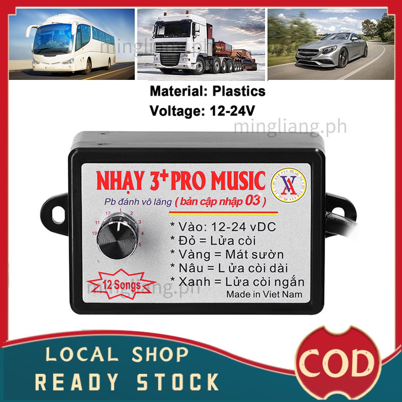 Jual Horn Module Nhay 3+ Pro Music Rapid Horn Relay For Car Motorcycle ...