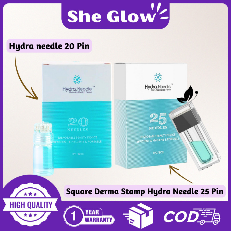 Jual She Glow (GARANSI 1 TAHUN) Hydra needle 20 pin / 25 pin Square ...