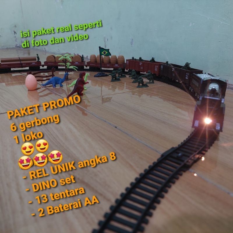 Jual WD53ER PAKET MODIFIKASI MURAH KERETA API RAIL KING PANJANG REL ...