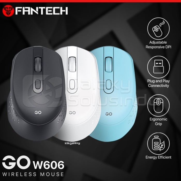 Jual Fantech GO W606 Wireless Lightweight Mouse | Shopee Indonesia
