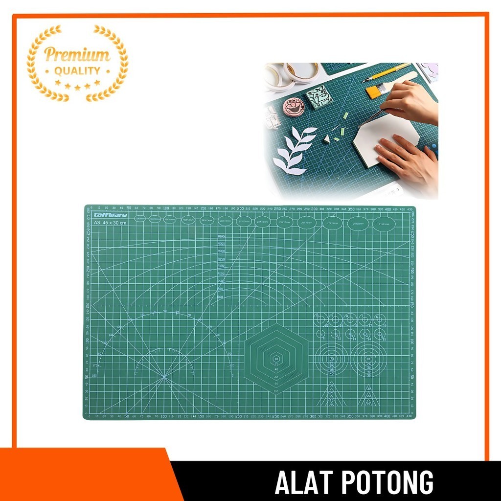 Jual Alas Potong Craft PVC Cutting Mat Work Cutting Mat Pad Dua Sisi Tambal Sulam Alat DIY Alas ...