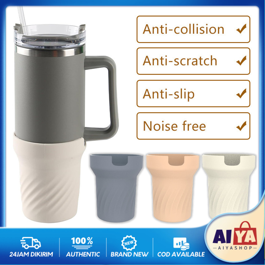 Jual Cover Silicone Pelindung Botol Minum Tumbler Anti Panas Cup Bottom ...