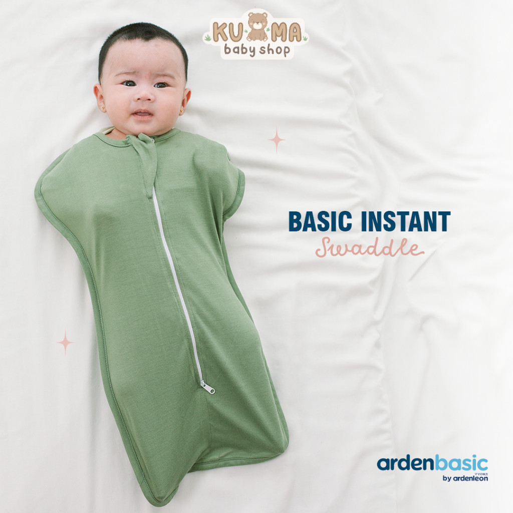Jual Ardenbasic ARDENLEON Basic Instant Swaddle Bedong Bayi | Shopee ...