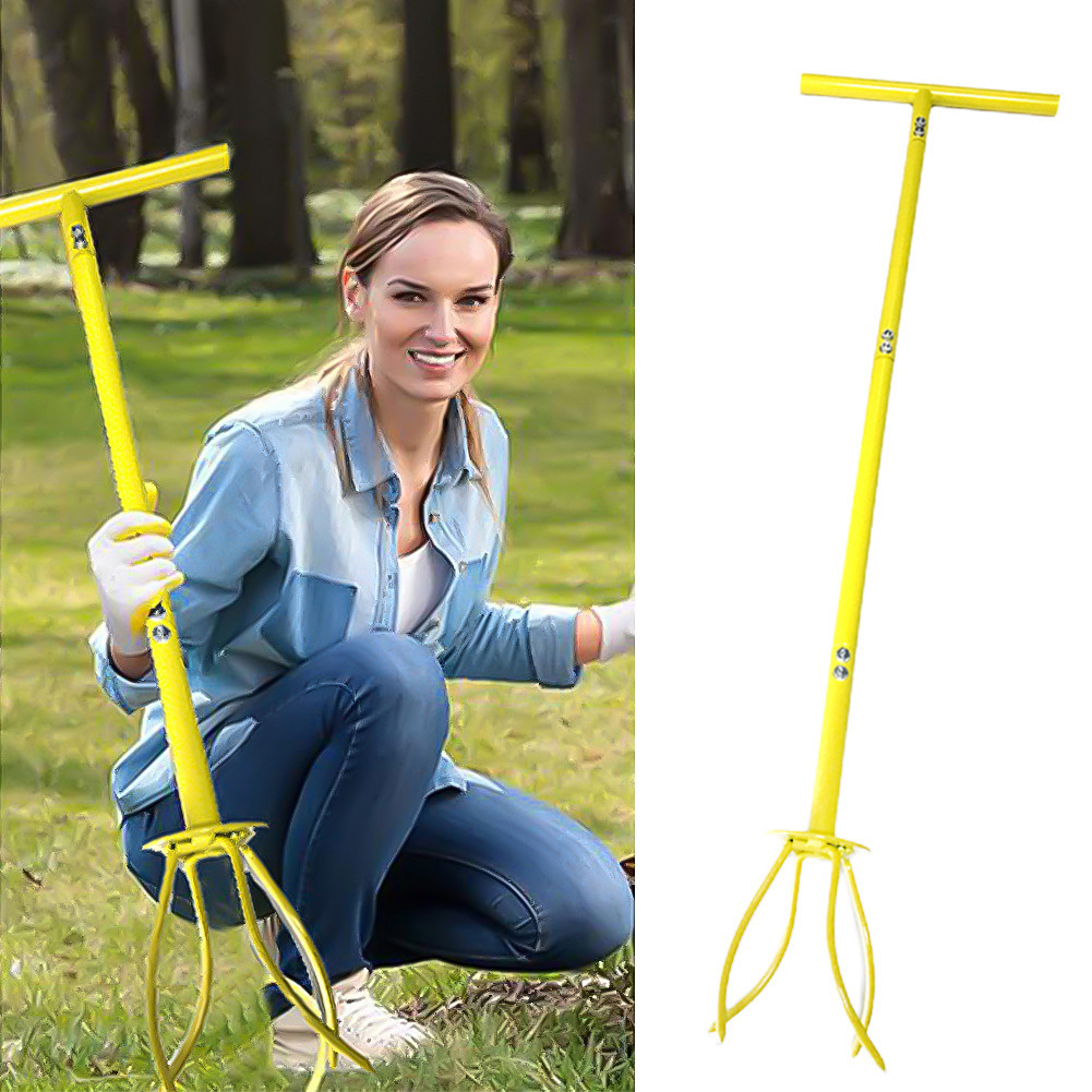 Jual Gardening Hand Tiller Steel Garden Claw Twist Tiller Cultivator ...