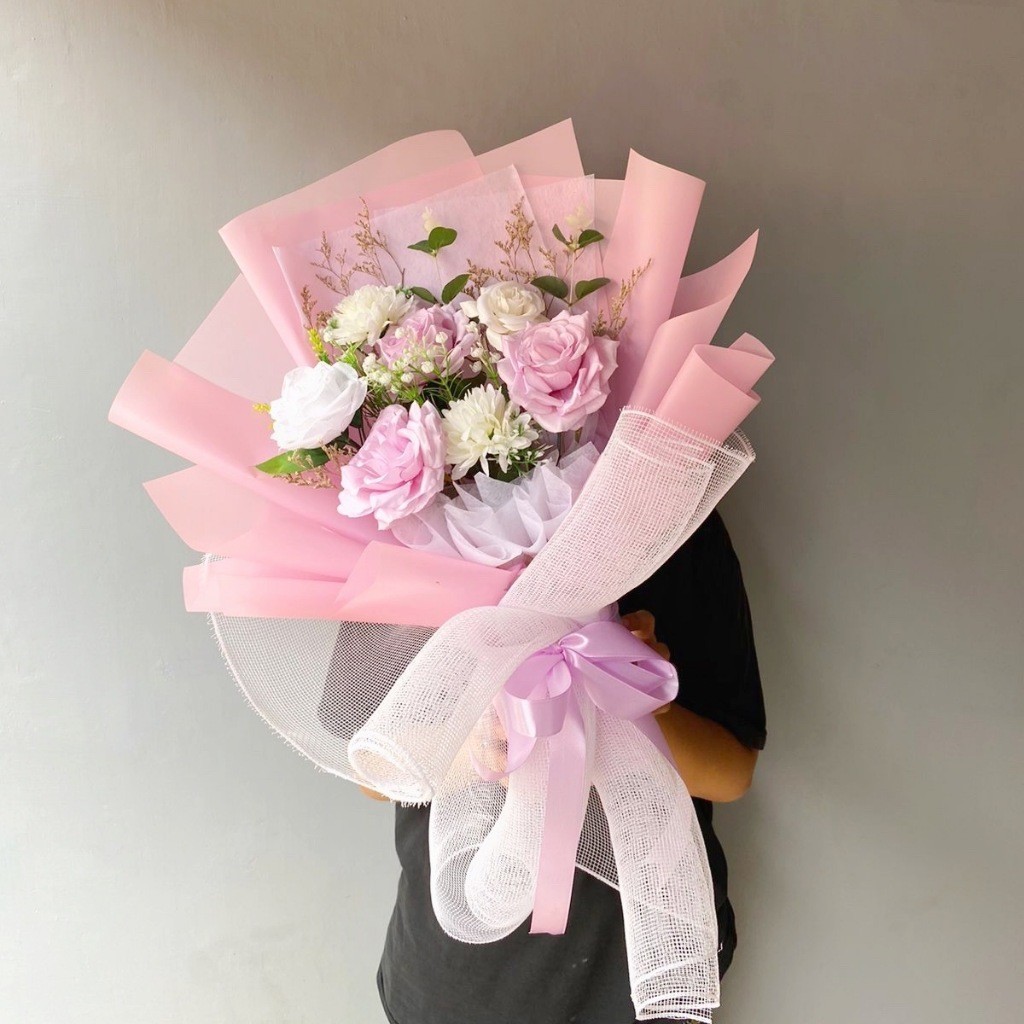 Jual BUKET BUNGA PALSU AURELIA FLOWER BOUQUET ARTIFICIAL BUATAN AWET ...