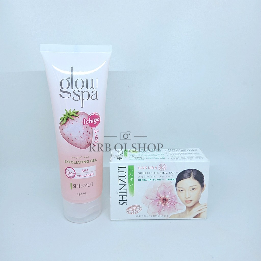 Jual Paket 2in1 Shinzui Glow Spa 130 ml Dan Sabun Batang Shinzui ...