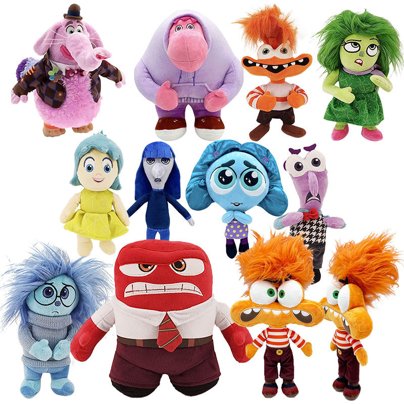 Jual New Disney Inside Out 2 Plush Doll Anxiety Joy Fear Anger Disgust ...