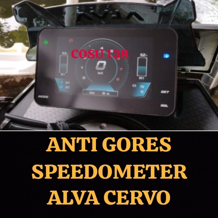 Jual Anti gores Speedometer Motor Listrik Alva Cervo Original Nano ...