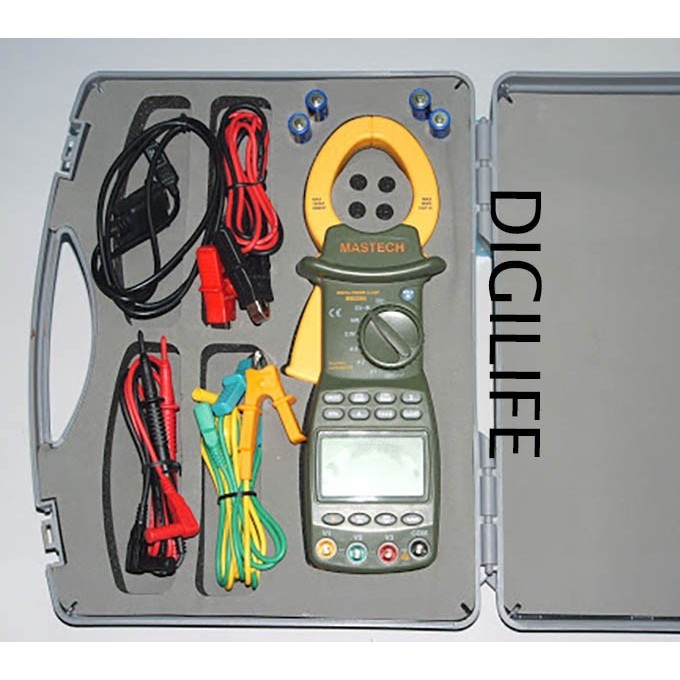 Jual MS2203 Three Phase Power Clamp Meter Mastech Ampere Tang 3 Fas ...