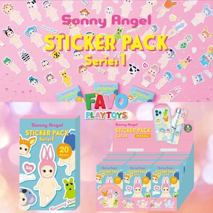 Jual SONNY ANGEL Sticker Pack Version 1 Animal & Marine Series Blind ...