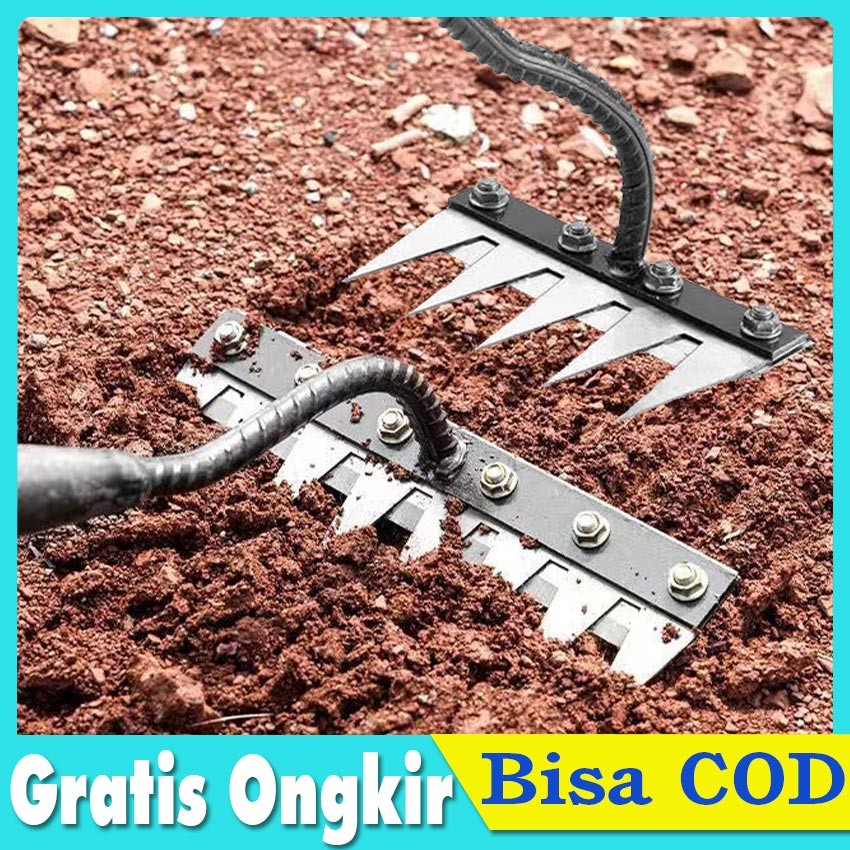 Jual Alat Pencabut Rumput/Garden Cangkul 5/7 Gigi Alat Pencabut ...