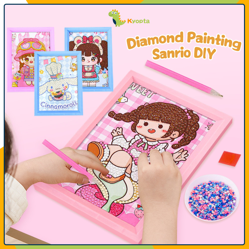 Jual Kyopta DIY Diamond Dalam Lukisan Set Dengan Pigura Karakter Masu ...