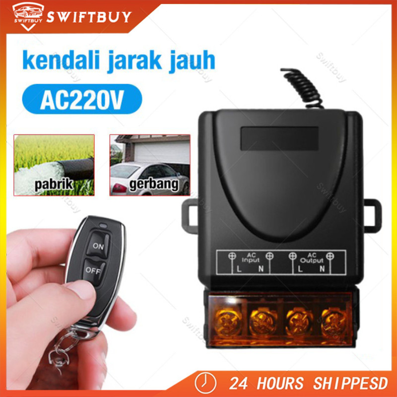 Jual AC85-220V 433Mhz Rumah Pintar Sakelar Jarak Jauh Nirkabel 1CH ...